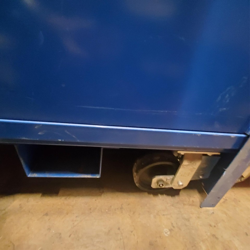 Vidmar Double Wide Shelf Cabinet Garage Storage Blue (14) | eBay