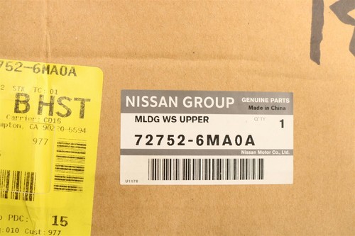 NEW OEM Windshield Reveal Molding 727526MA0A for Nissan Rogue Sport ...