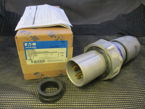 Crouse-Hinds APJ10487 Circuit Breaking Plug with Cable Grip for sale ...