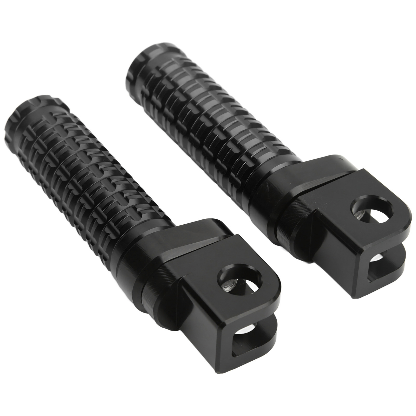 (Black)Rider Footpegs Antislip Front Footpegs High Strength CNC ...