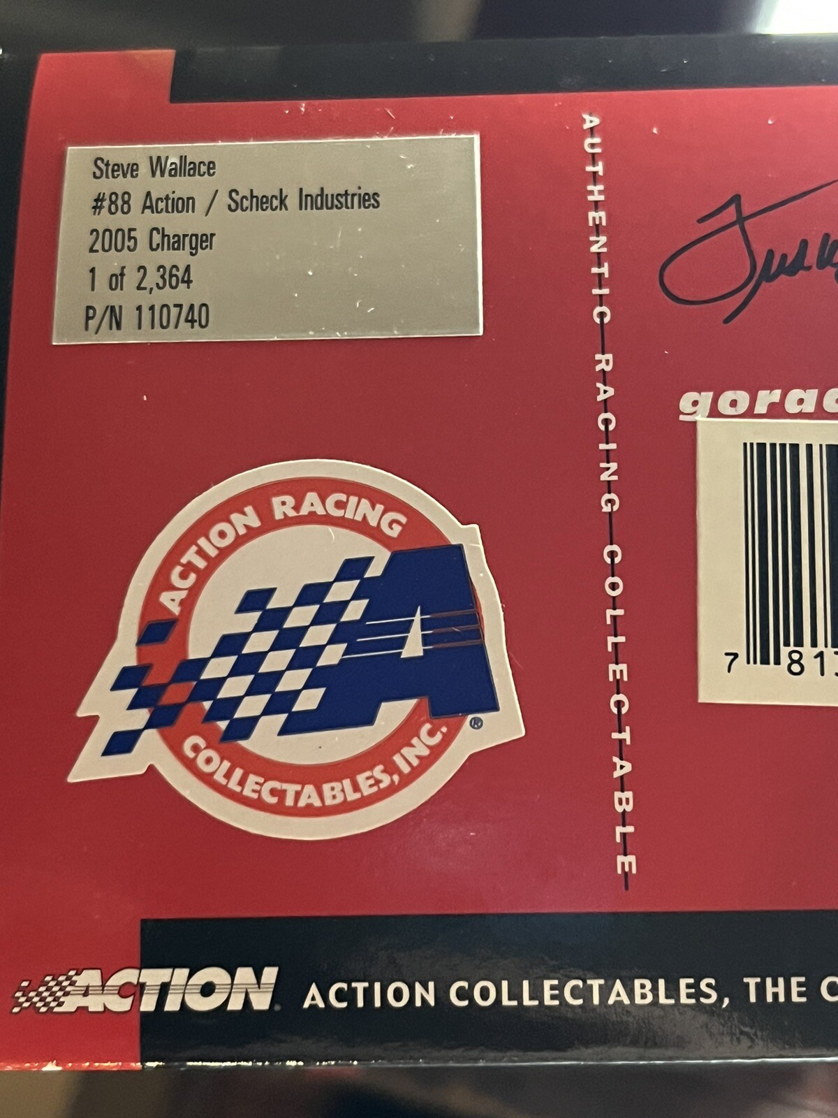 2005 Steve Wallace #88 Action Scheck Industries Autographed 1/24 ...