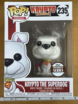 Funko Pop 235 Krypto The Superdog Specialty Series In Hard Plastic Case ...