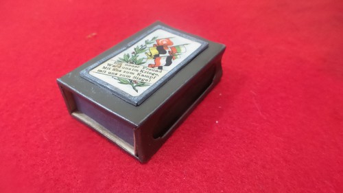 Vintage Original WW1 Matchbox, Metal body, wood Drawer | eBay