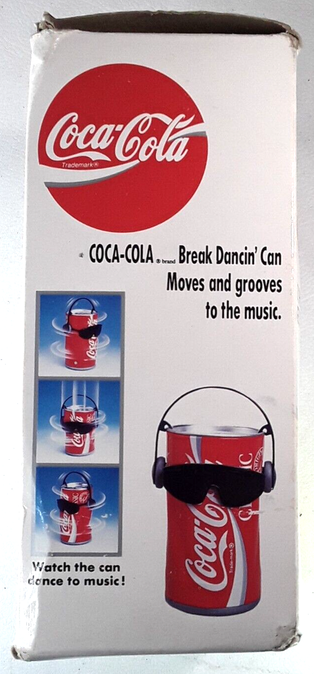 ** WORKING Vintage 1991 Coca Cola Break Dancin’ Can DANCING COKE TAKARA ...