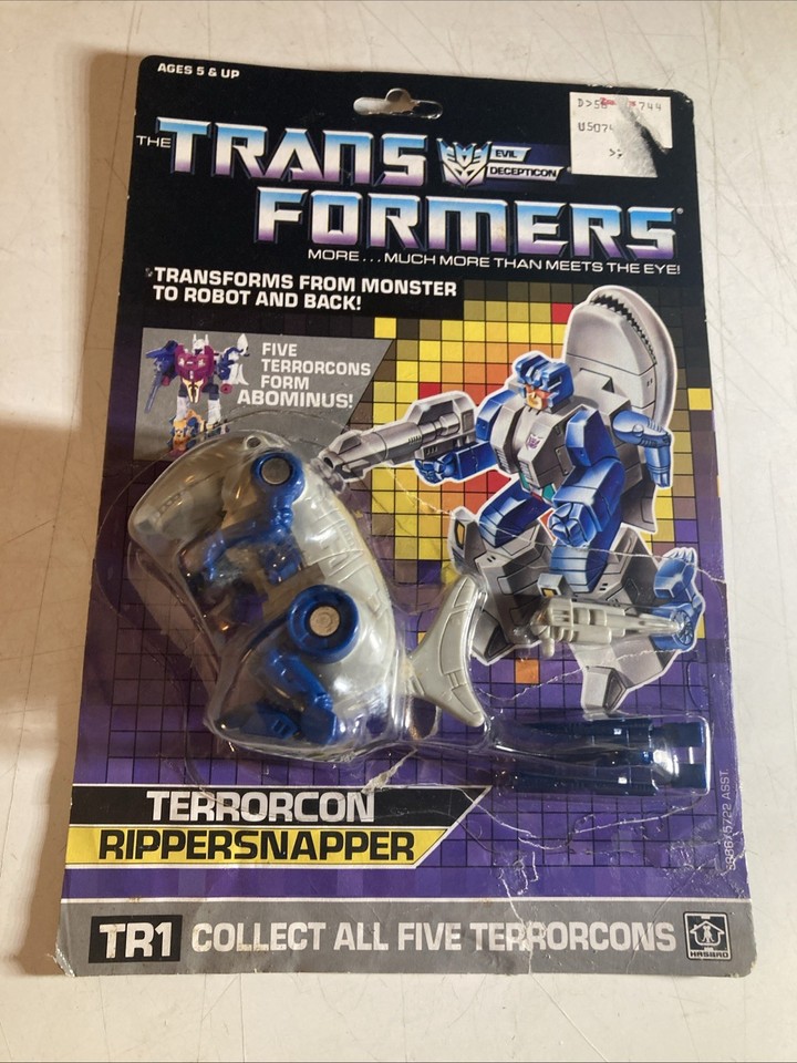 Vintage Transformers G1 RIPPERSNAPPER Terrorcon ”Re-sealed” In Package ...