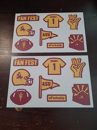 Arizona State Football Stickers. Ships Free. | eBay