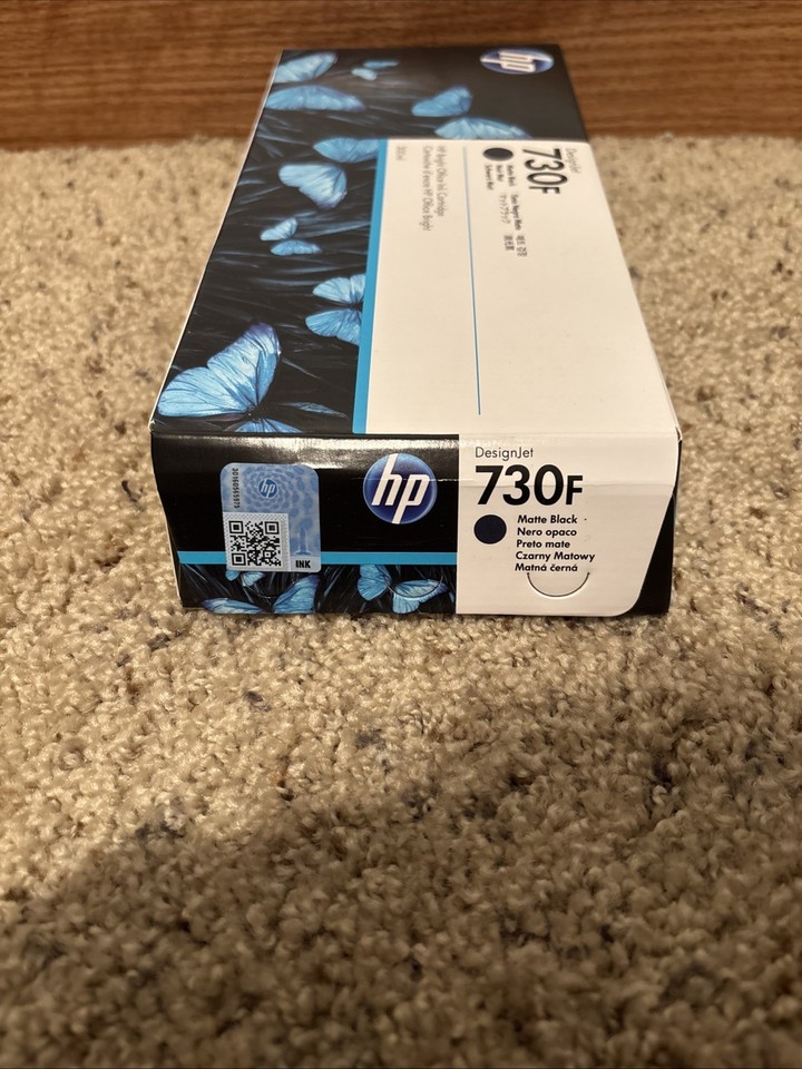 HP 730F 300-ml Matte Black DesignJet Ink Cartridge 1XB30A New Sealed | eBay