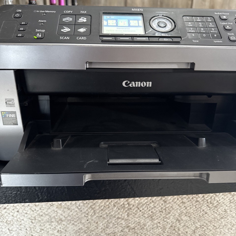 Canon PIXMA MX870 Wireless Office All-in-One Multifunction Printer ...