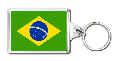 Brazil Flag Keyring Souvenir New Keychain | eBay