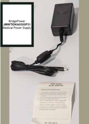 BridgePower JMW110KA0500F51 Medical Power Supply, ACDC | eBay