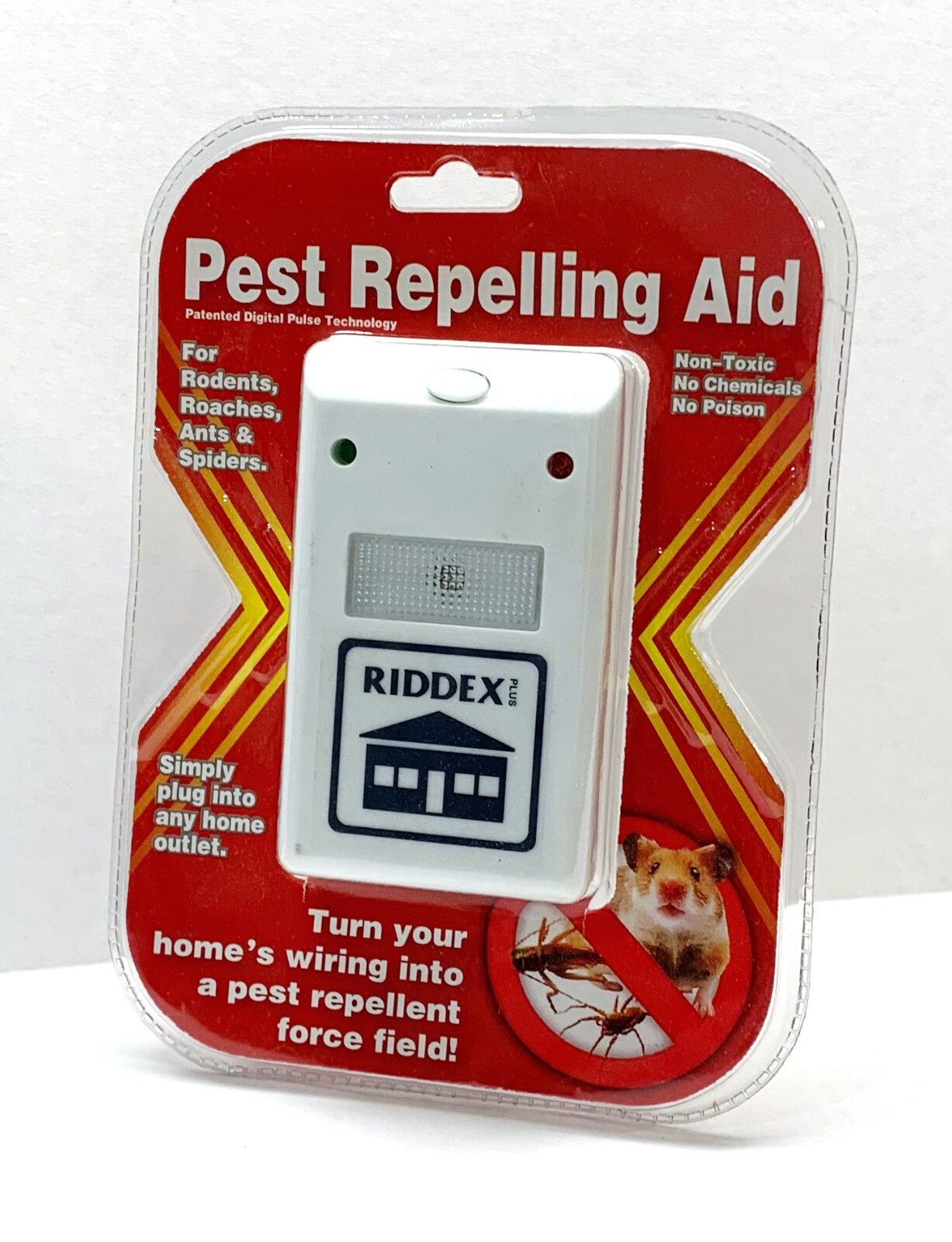 New Riddex Plus Electronic Ultrasonic Pest Control Repeller Spider Mice ...