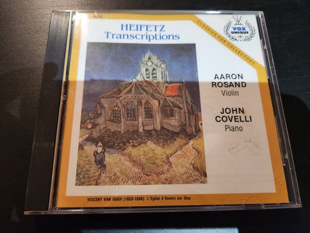 Heifetz Transcriptions / Aaron Rosand, John Covelli by Aaron Rosand (CD ...