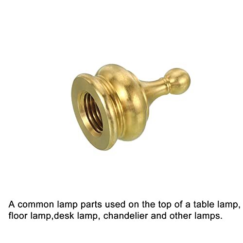 M10 Lamp Finial Cap Knob, 2 Pack Lamp Shade Harp Top Screw Decoration ...