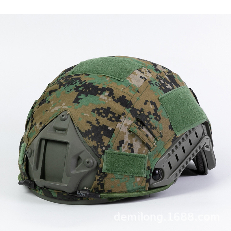 Tactical Airsoft FAST Ballistic Helmet Cover, AOR1,ATACS,M81, Digital ...