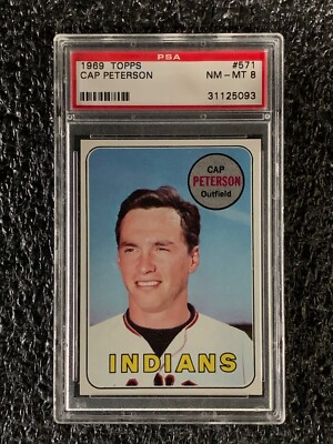 1969 Topps Baseball #571 Cap Peterson PSA 8 | eBay