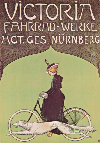 VICTORIA FAHRRAD WERKE ACT GES NURNBERG~BICYCLE ARTWORK REPRODUCTION ...