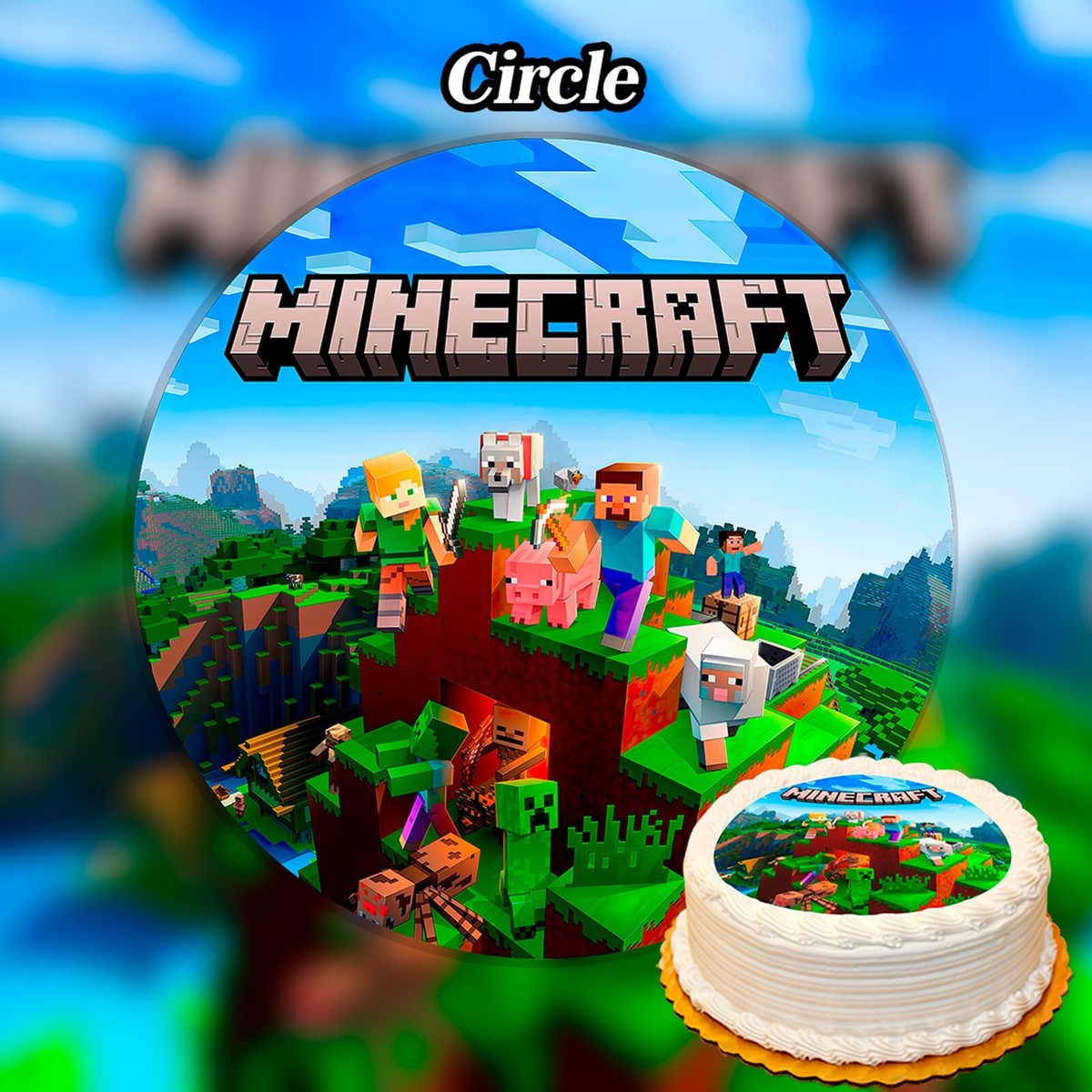 Minecraft Edible Cake Toppers Edible Cake Toppers Ireland | High