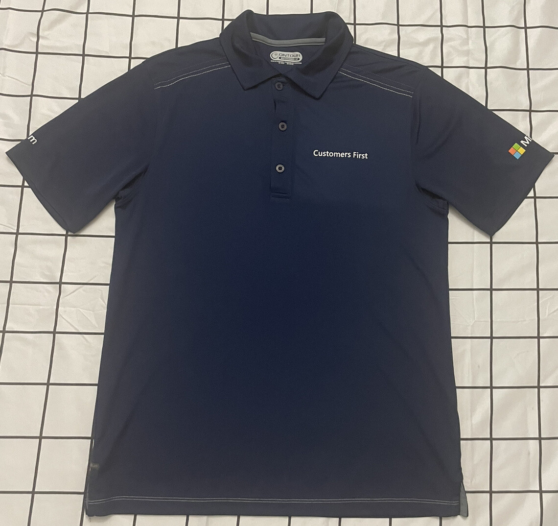 Sales Team Microsoft Polo Shirt short sleeve Small Na… - Gem