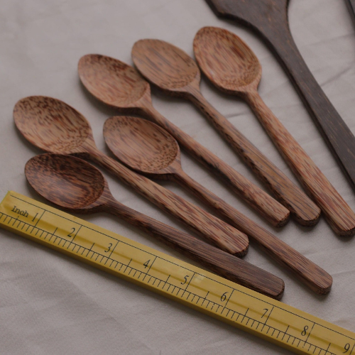 Kithul Wood Cooking Spoon 6 & 10 Set Made in SriLanka Handcraft Kitchen ...