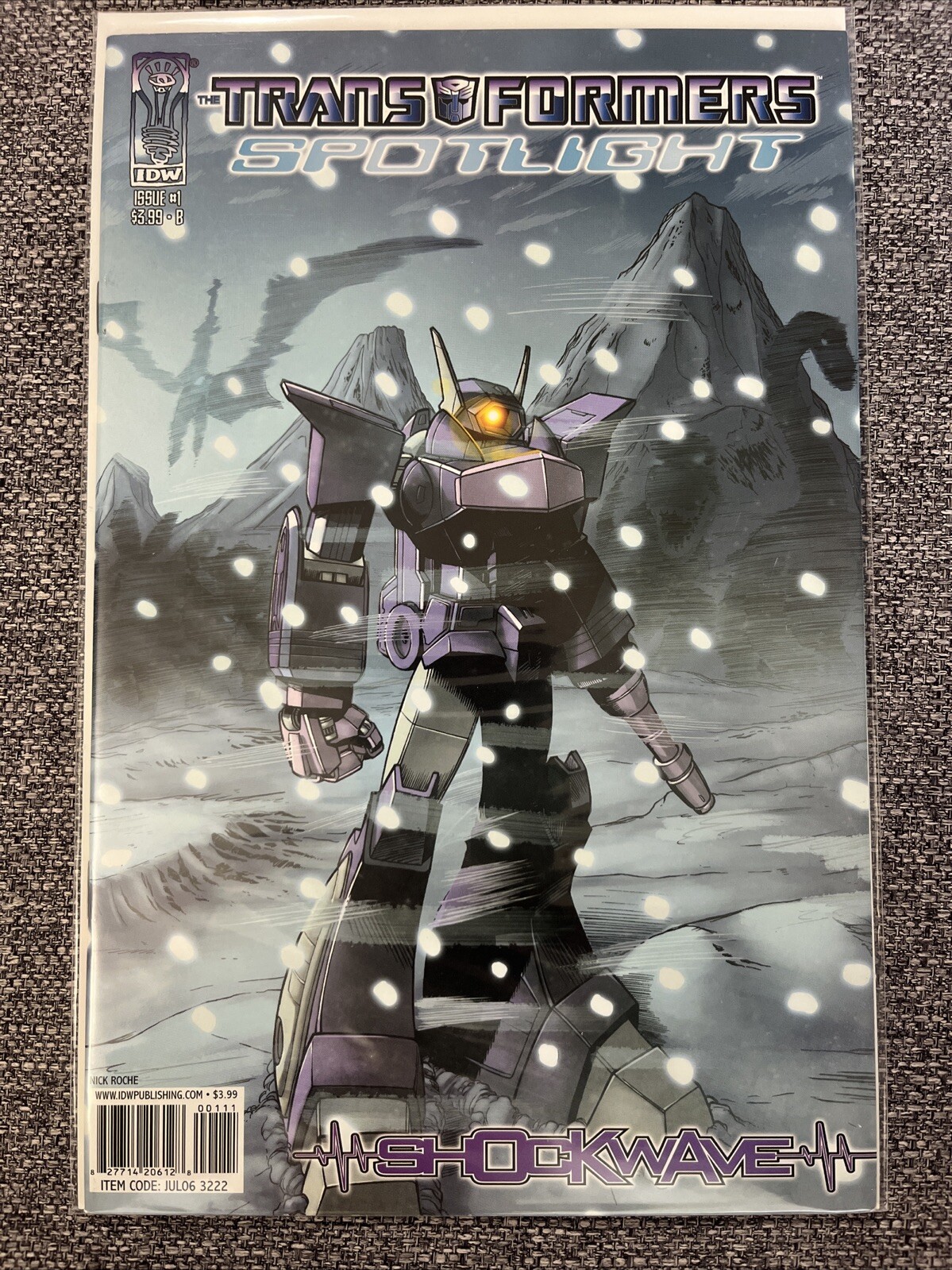 IDW 2006 TRANSFORMERS SPOTLIGHT SHOCKWAVE Comic Book Issue #1 One Shot ...