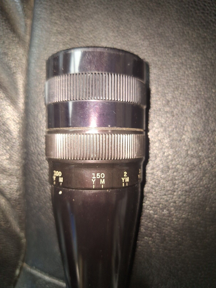 REDFIELD 6-18X 40 MM RIFLE SCOPE WITH TWIST RINGS ADJ. OBJECTIVE FINE ...