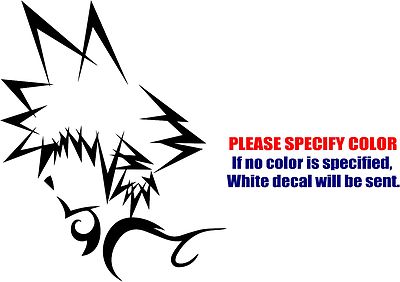 Vinyl Decal Sticker - Sora Head Kingdom Hearts Car Truck Bumper Window ...