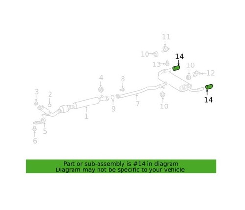 Genuine OEM Exhaust Tail Pipe Tip For Toyota RAV4 2019-2020 | eBay