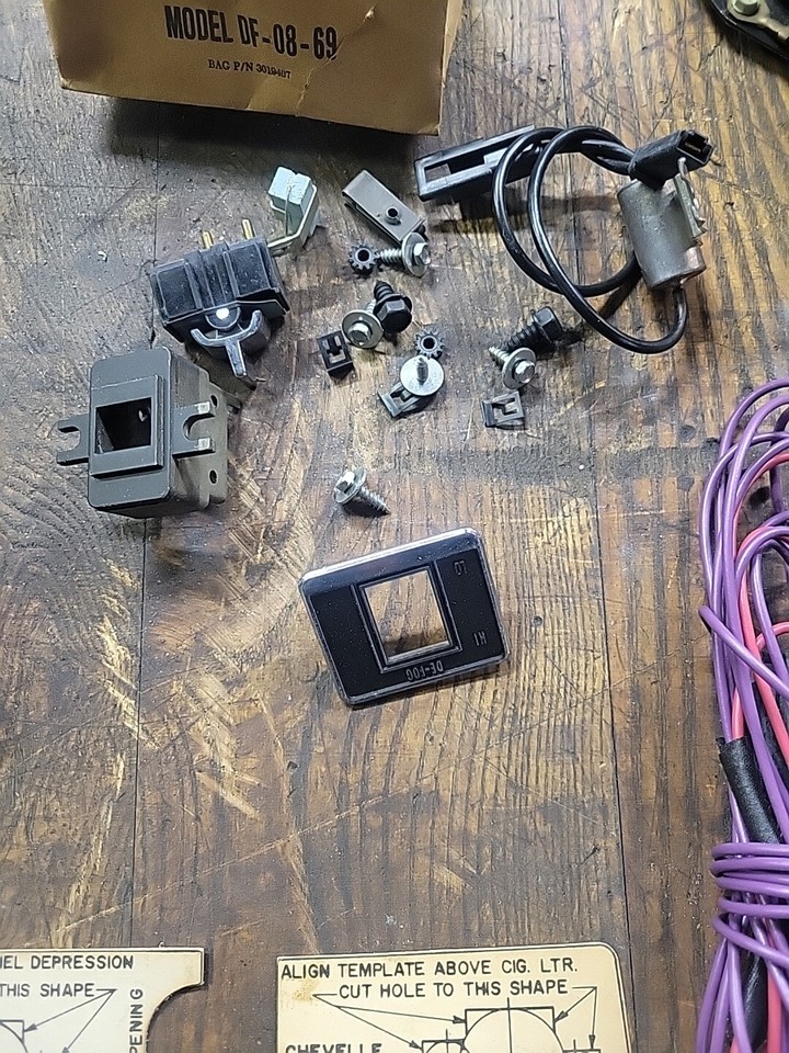 1969 Chevy Chevelle Impala NOS Rear Window Defogger 993739 | eBay