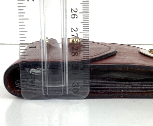 Orvis Leather Wallet with Fly Line Leader Fishing Items *Beautiful* | eBay