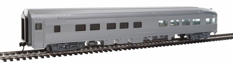Walthers 910-30350 85' Budd Observation Unlettered RTR Passenger Car HO ...