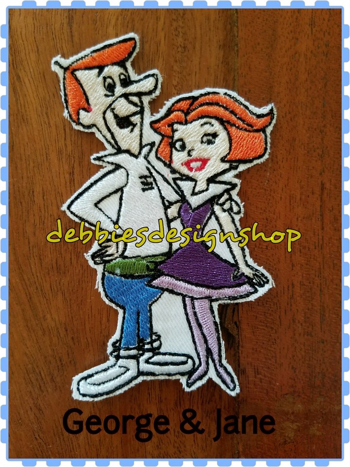 The Jetsons Iron on Patches, George, Jane, Astro, Judy, Elroy and Rosie ...