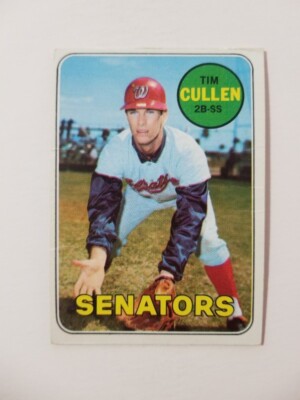 TIM CULLEN 1969 TOPPS BASEBALL CARD #586 WASHINGTON SENATORS | eBay