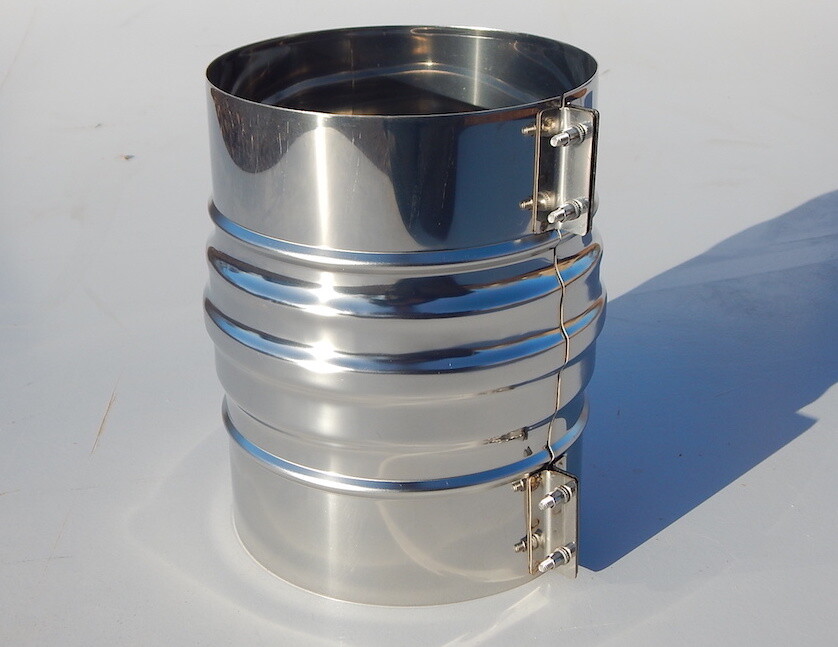 Stainless steel Flue Structural Locking band/ ring 8" (200mm) | eBay