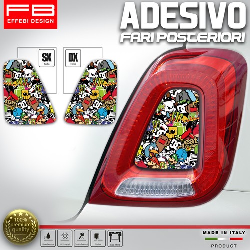 Aufkleber Stickersbomb Fiat 500 Abarth 595 695 Corse Kurvenlicht ...