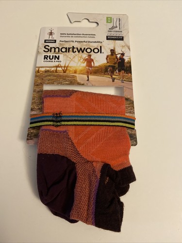 Smartwool Woman’s Zero Cushion Run Ankle Sock -Coral- Medium | eBay