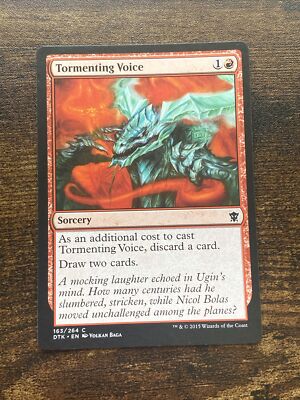 Tormenting Voice 163/264 Dragons of Tarkir Magic The Gathering MTG ...
