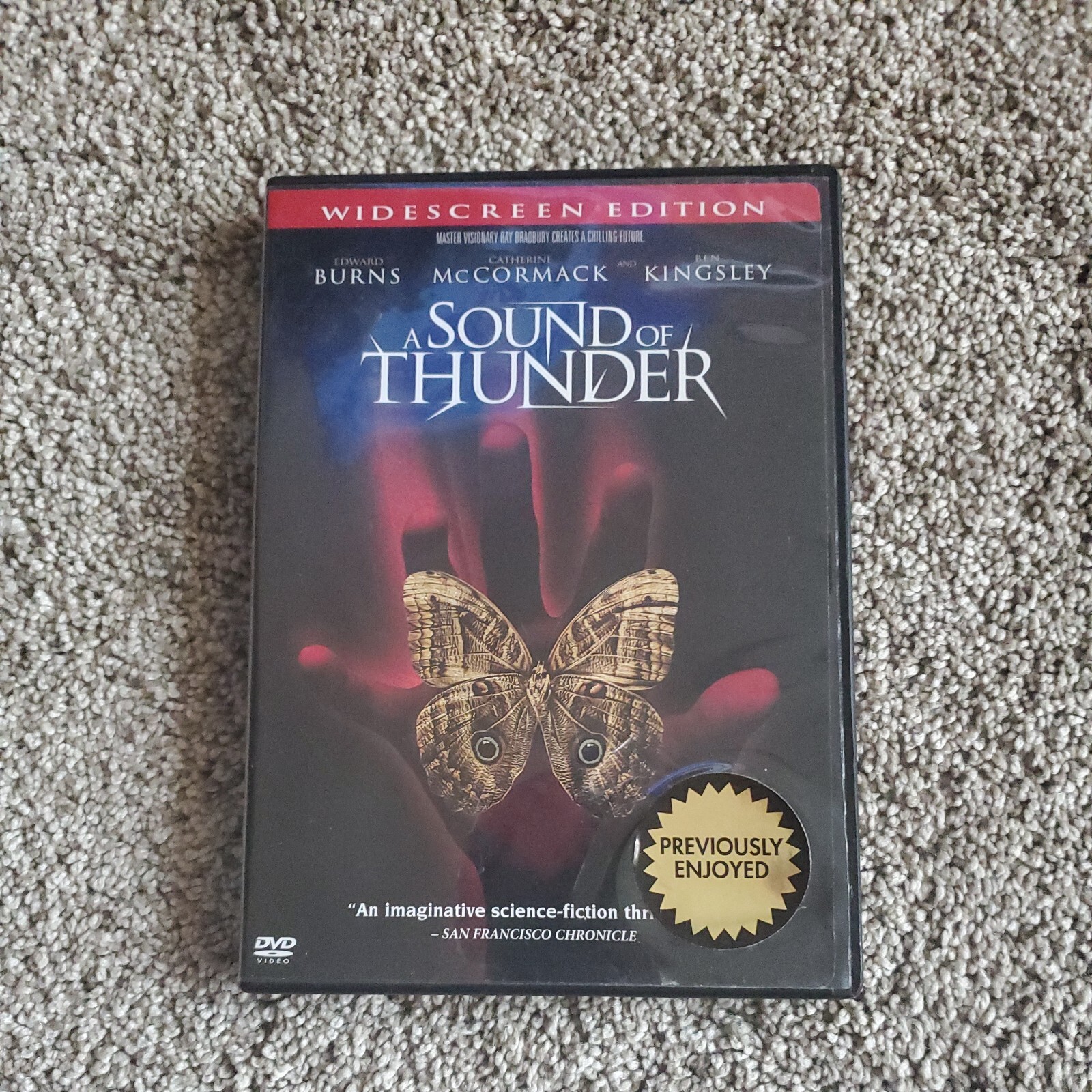 A Sound of Thunder (DVD 2004) Edward Burns, Ben Kingsley, Peter Hyams ...
