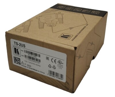 KRAMER TS-2US TBUS Dual Power Socket Assembly ~ USA Plug ~ New | eBay