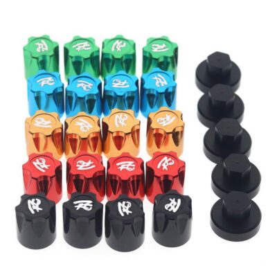 4PCS Aluminum Wheel Rim Center Cap M4 Nut For 1/10 RC Crawler Car TRX4 ...