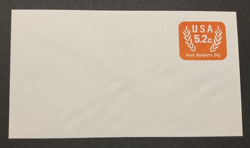 1983 USPS Sc #U604 Stamped Envelope Nonprofit Org 5.2 c Unused Entire ...
