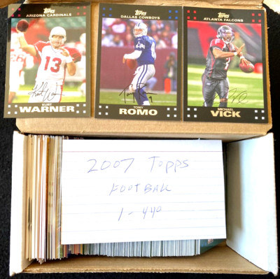 2007 Topps Football Complete 1-440 Complete Set Ex-Mint | eBay