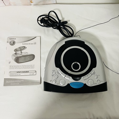 Radio Shack Stereo CD Player AM/FM Alarm Clock Radio With Manual Tested ...