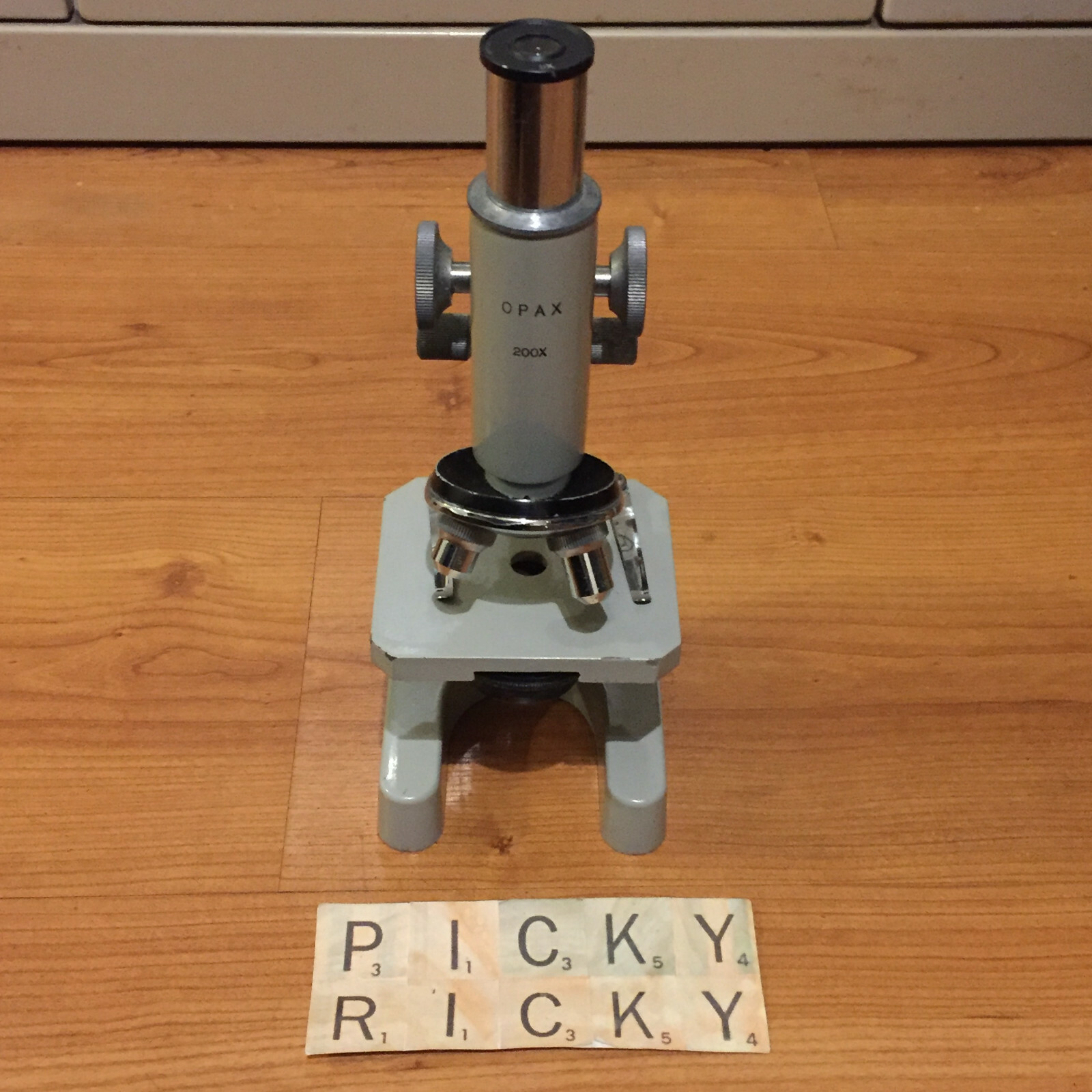 Vintage OPAX MICROSCOPE 5x Eyepiece 5x 10x 20x Objective Lenses | eBay UK