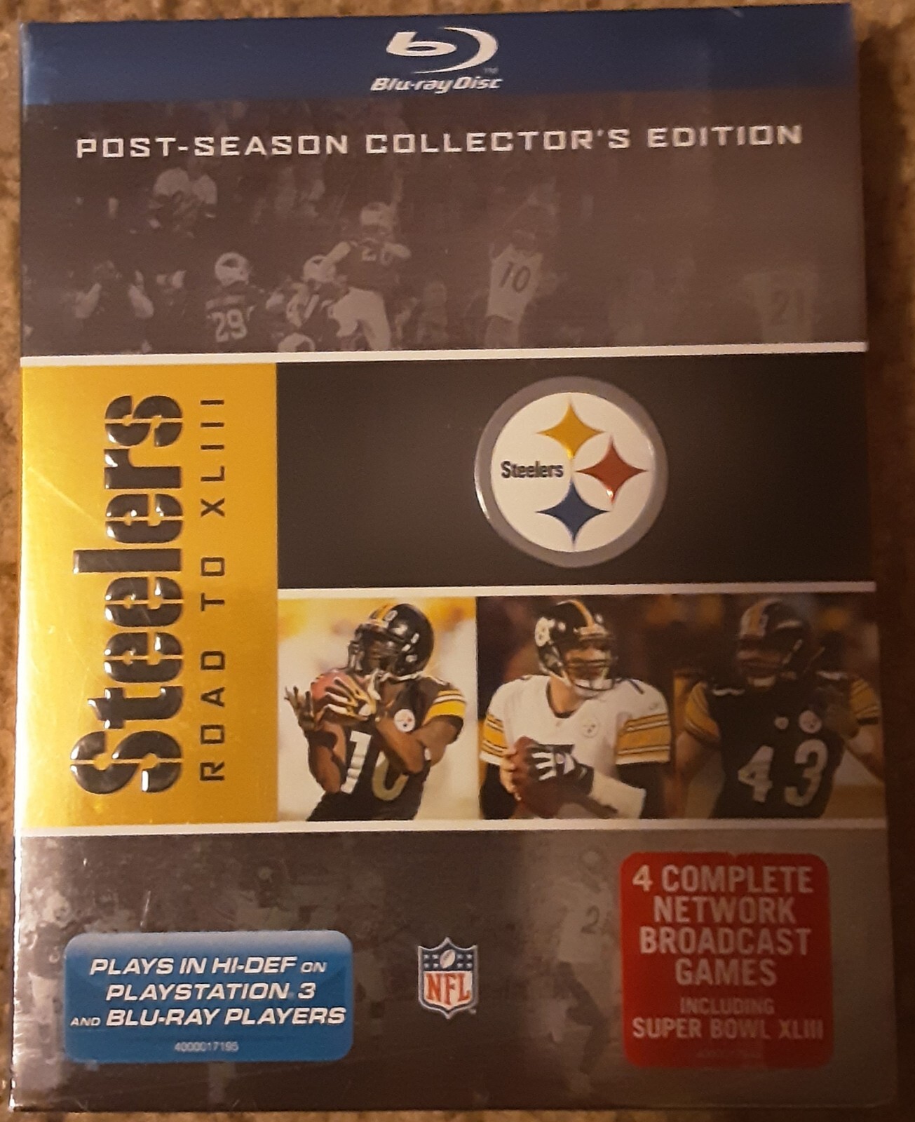 NFL- Road to Super Bowl XLIII: Pittsburgh Steelers (Blu-ray Disc, 2009 ...