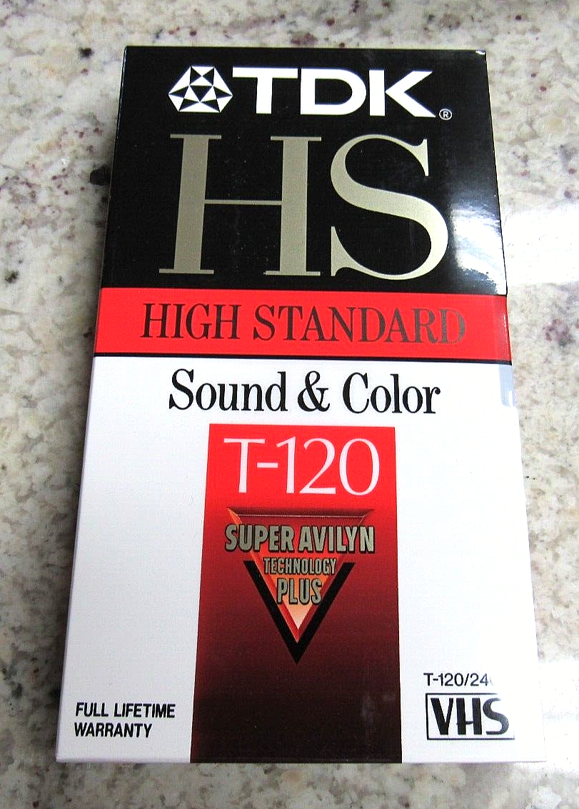 TDK EHG T-120 Super Avilyn Technology Recordable VHS Tapes Lot Of 2 | eBay