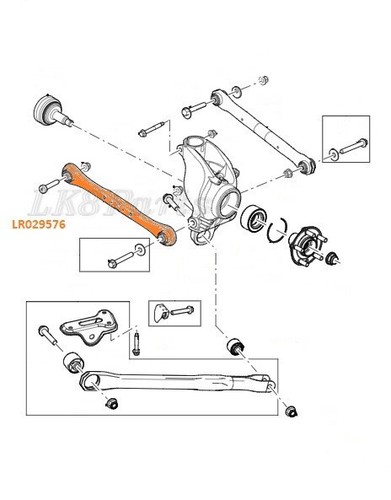 Land Rover Range Evoque 12-18 Rear LH RH Suspension Stabilizer Link Arm ...