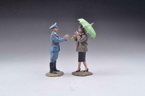 rare 2 figure 1/30 woman set THOMAS GUNN WW2 GERMAN LUFT020A ACE RUDI ...