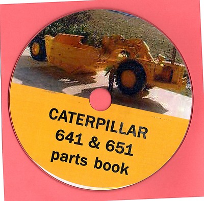CAT 641 & 651 Illustrated parts manual for tractor on CD-Rom | eBay