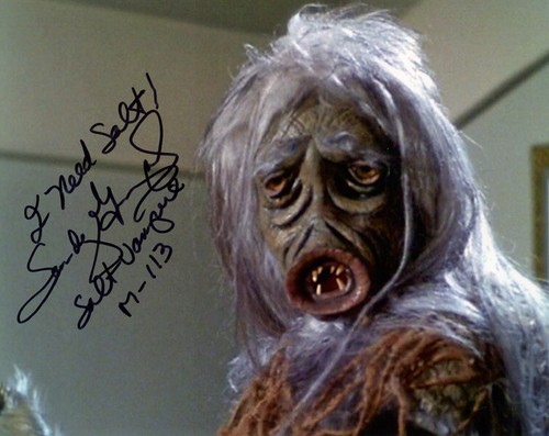 SANDRA GIMPEL SIGNED 8x10 PHOTO SALT VAMPIRE STAR TREK TOS UNIQUE ...