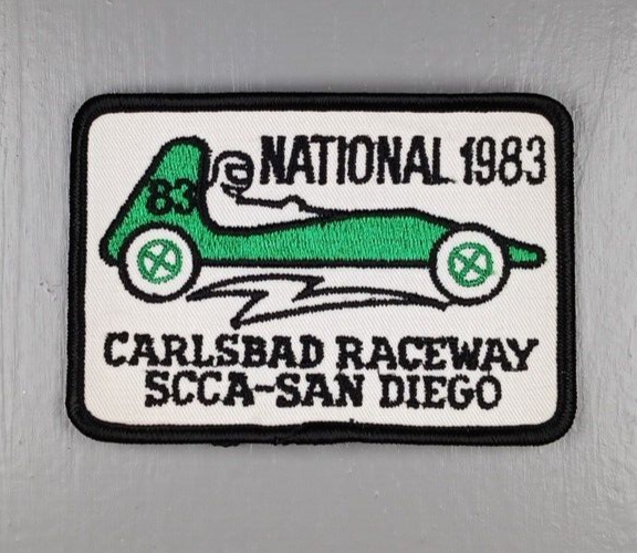 Vintage National 1983 SCCA Carlsbad Raceway Patch | eBay